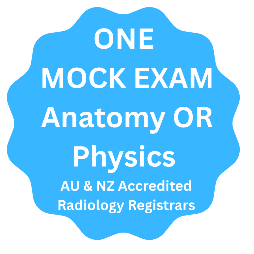 One Mock Exam: Anatomy OR Physics – Informed Medics